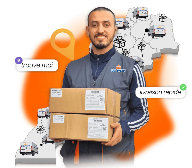 BigDelivery Livraison Maroc – Nos services couvrent 300 villes marocaines.